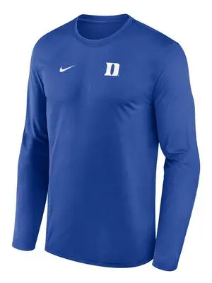 Nike Duke University Long Sleeve Performance T-shirt - Blue