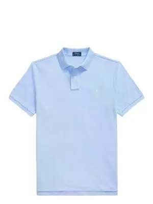 Polo Ralph Lauren Pony Embroidered Mesh Polo Shirt - Blue