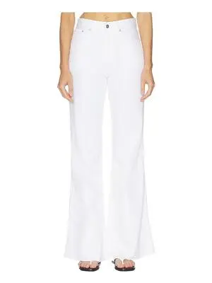 ANINE BING Wyatt Jean Flare Leg - White