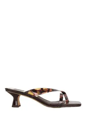 Dolce Vita Vinyl Heeled Sandals - Tortoise