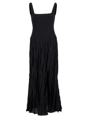 Johanna Ortiz Maxi Mariner Dress - Black