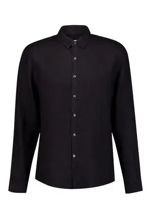 JAMES PERSE Classic Linen Shirt - Black