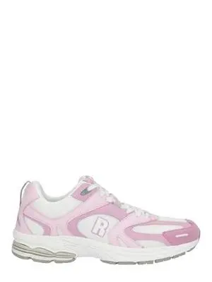 RUCOLINE Low-top Sneakers With Calfskin Accents - Pink
