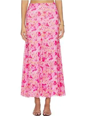 Astr The Label Mejra Skirt - Fuchsia