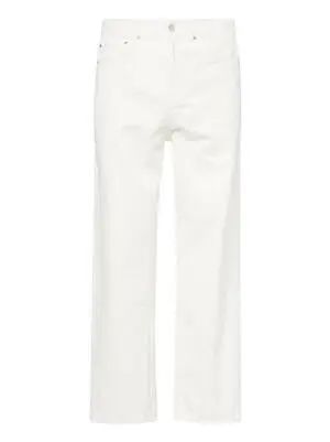 LES DEUX Carpenter Patch-pocket Denim Jeans - Light Ivory