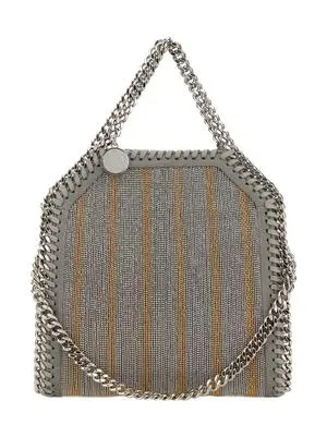 Stella McCartney Stella McCartney Embellished Fabric Tiny Falabella Handbag Multicolor