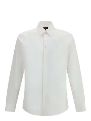 Fendi Shirt With Ff Detail - White