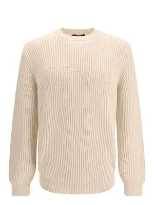 Fendi Crew Neck Knit - Cream