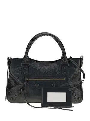 Balenciaga City First Shoulder Bag - Black