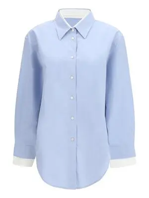 Acne Studios Layered Button-up Shirt - Blue