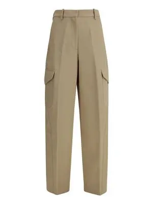 Givenchy Cotton Cargo Pants - Cream