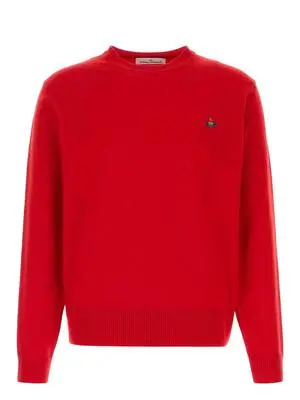 VIVIENNE WESTWOOD Alex Merino Wool & Cashmere Blend Sweater - Red