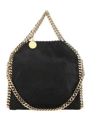 Stella McCartney Shaggy Deer Micro Falabella Handbag - Black