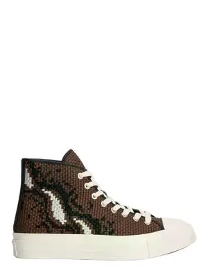 CONVERSE Chuck Taylor All Star Woven Leather Sneakers - Brown
