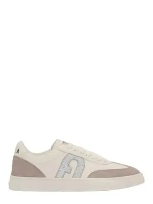 Furla Step Glitter-embellishment Sneakers - White