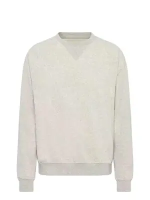 MAISON MARGIELA Double-layered Raw-hem Sweatshirt - Grey