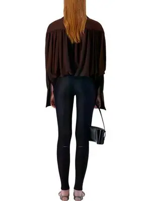 Coperni Draped Boxy Bodysuit - Red