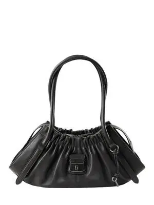 Marc Jacobs The Cristina Ruched Tote Bag - Black