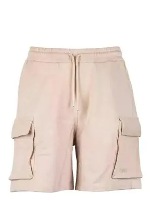 OWN Cargo Pocket Drawstring Shorts - Neutrals