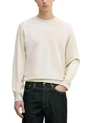 Guess Embroidered Logo Sweatshirt - Neutrals