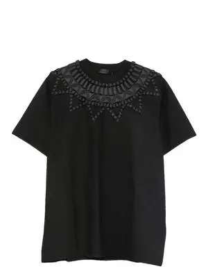 RAXXY Quilted Detail T-shirt - Black