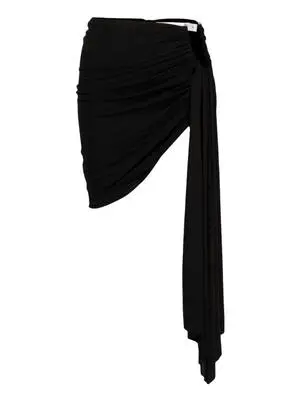 Christopher Esber Arced Palm Micro Skirt - Black