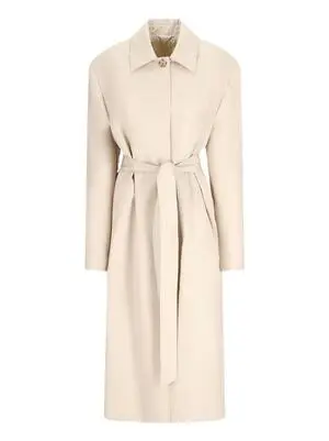 MAGDA BUTRYM Magda Butrym Belted Cotton Coat