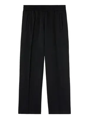 Palm Angels Palm Angels Curved Logo Printed Sweatpants Black