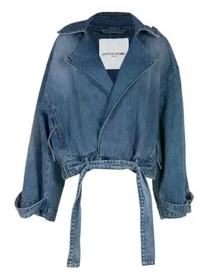 Brandon Maxwell Regan Denim Jacket - Blue