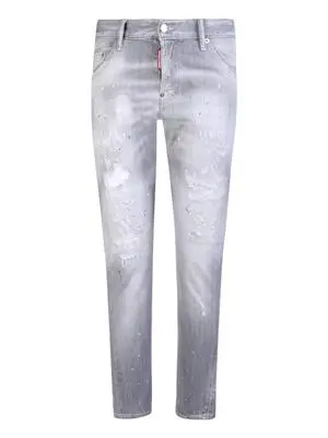 DSQUARED2 Dsquared2 Embellished Distressed Skinny Jeans