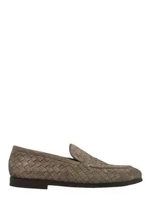 BARRETT Woven Suede Loafers - Brown