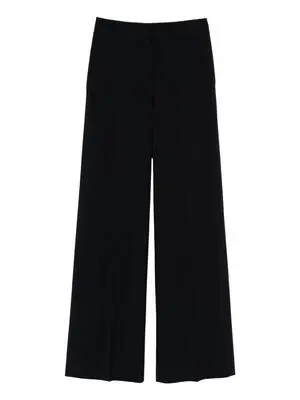 Peserico Pleated Zipper Casual Pants - Black
