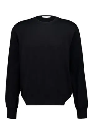 Givenchy Paris Label Long-sleeved Sweater - Black