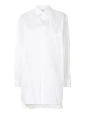 Y’s Double-collar Cotton Shirt - White