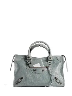 Balenciaga Balenciaga Le City Small Shoulder Bag Blue Grey