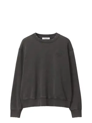 Maison Kitsuné Logo Crewneck Sweatshirt - Black