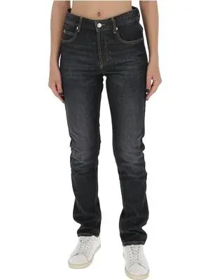 Isabel Marant Étoile Logo Jeans - Black