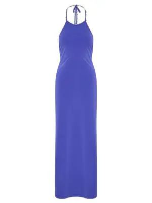 CHRISTOPHER ESBER Christopher Esber Embellished Halterneck Maxi Dress