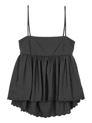 Cecilie Bahnsen Selena Top - Black
