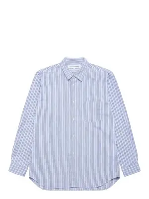 Comme Des Garçons Long Sleeve Shirt - Blue