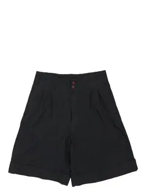Comme Des Garçons Wide-leg Pleated Shorts - Black