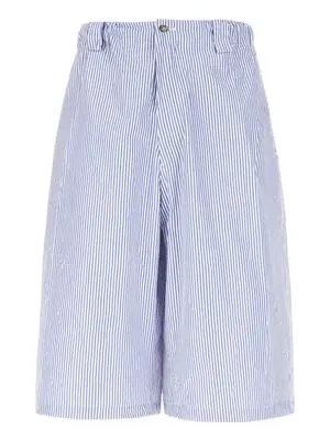 WILLY CHAVARRIA Toluca Striped Shorts - Blue