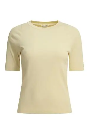 AURALEE Auralee Raglan Sleeve Crewneck T-Shirt