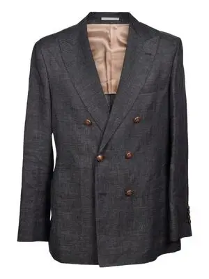 BRUNELLO CUCINELLI Double-breasted Button Blazer