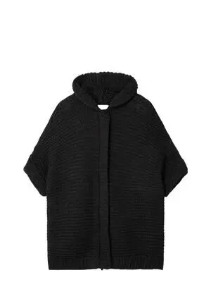 BRUNELLO CUCINELLI Brunello Cucinelli Chunky Knit Short-Sleeve Hoodie