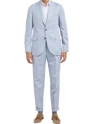 Brunello Cucinelli Long-sleeved Suit - Blue