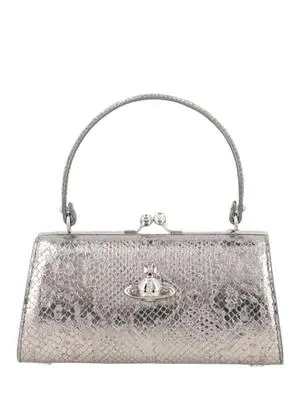 VIVIENNE WESTWOOD Embossed Frame Shoulder Bag - Nude