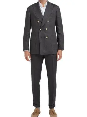Brunello Cucinelli Long-sleeved Suit - Black