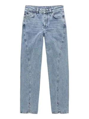 AVAVAV Straight Leg Jeans With Embroidered Pockets - No