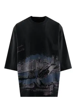 WILLY CHAVARRIA Graphic Print T-shirt - Black
